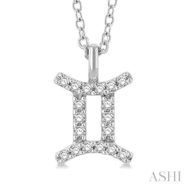 Gemini Zodiac Diamond Pendant - 635Y9WFADTSPDWG-GEMI – Charleston ...